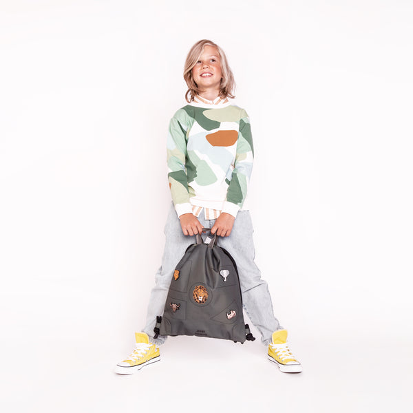 Big Five Safari City Bag | Khaki Animal Backpack for Kids | Jeune ...